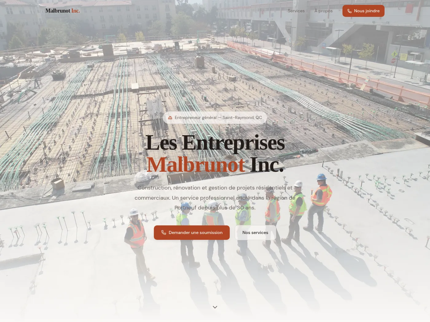 Malbrunot Inc. Site