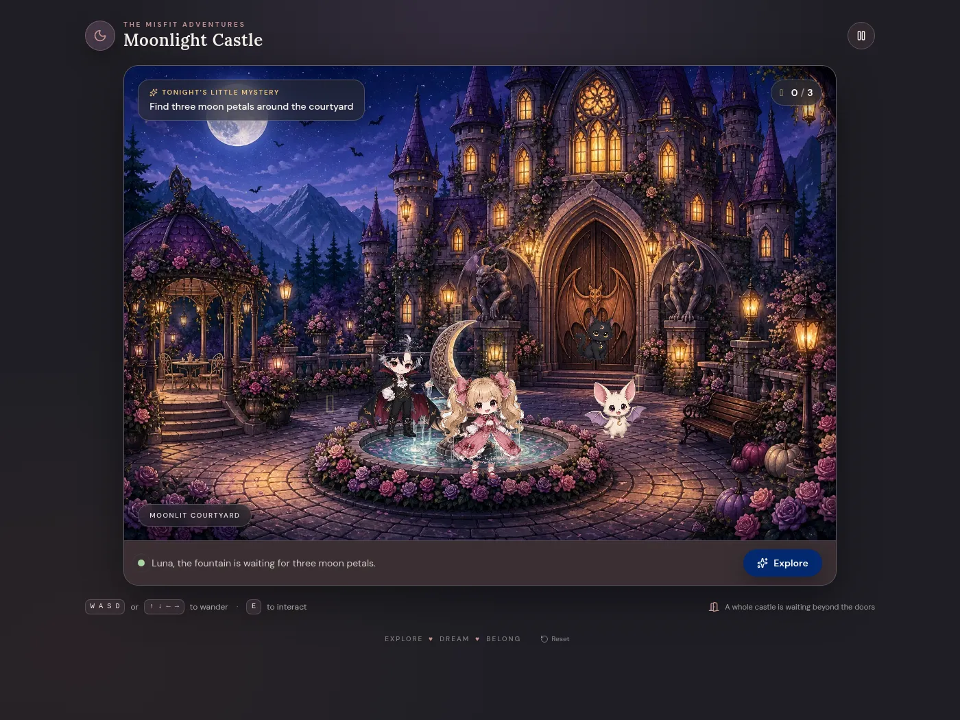 Moonlight Castle Adventure