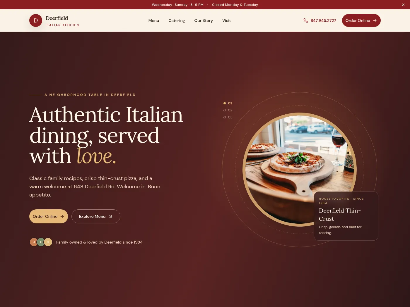Deerfield Italian Kitchen Site