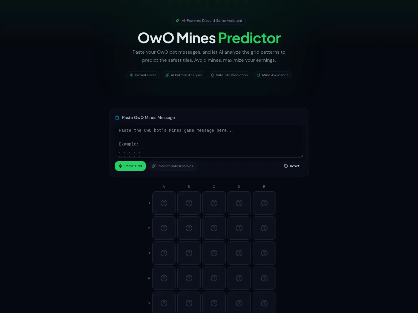 OwO Mines Predictor