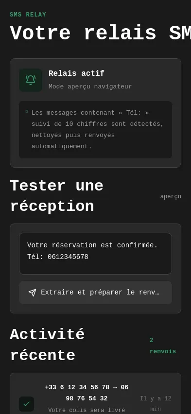 SMS Relay Assistant