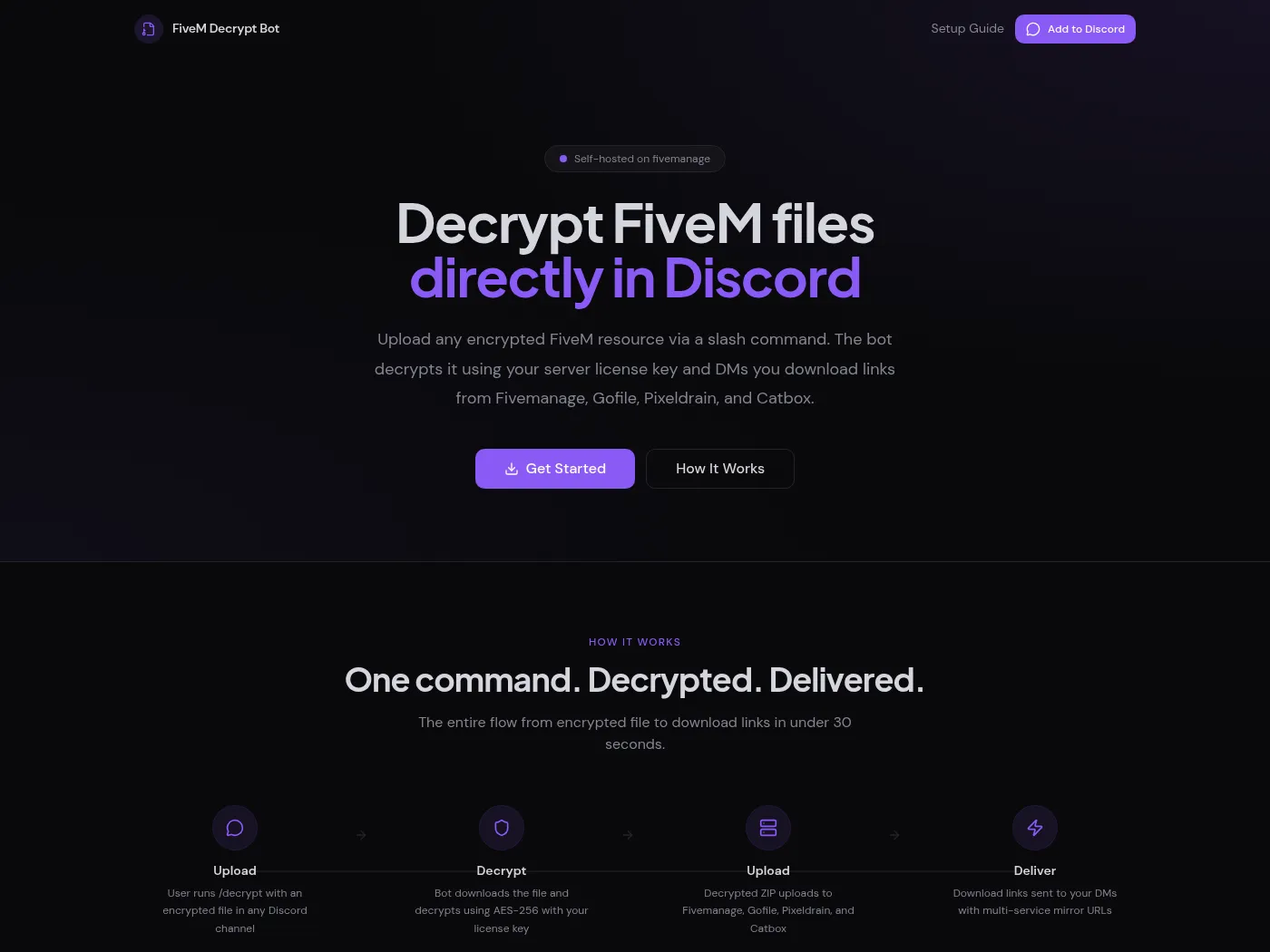 FiveM Decrypt Bot