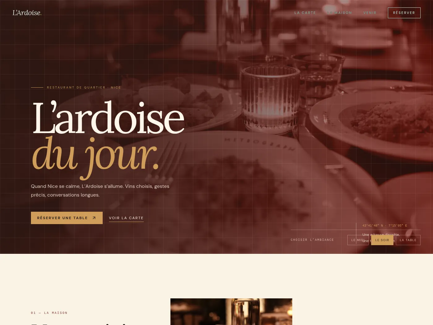 Le Resto Chic Site