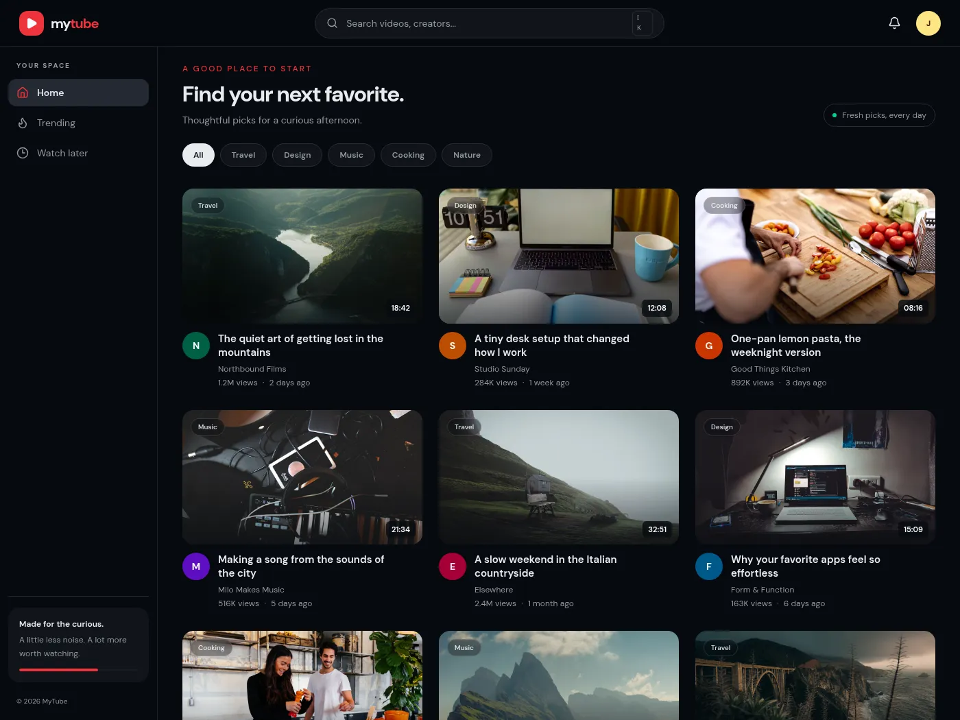 MyTube Video Hub
