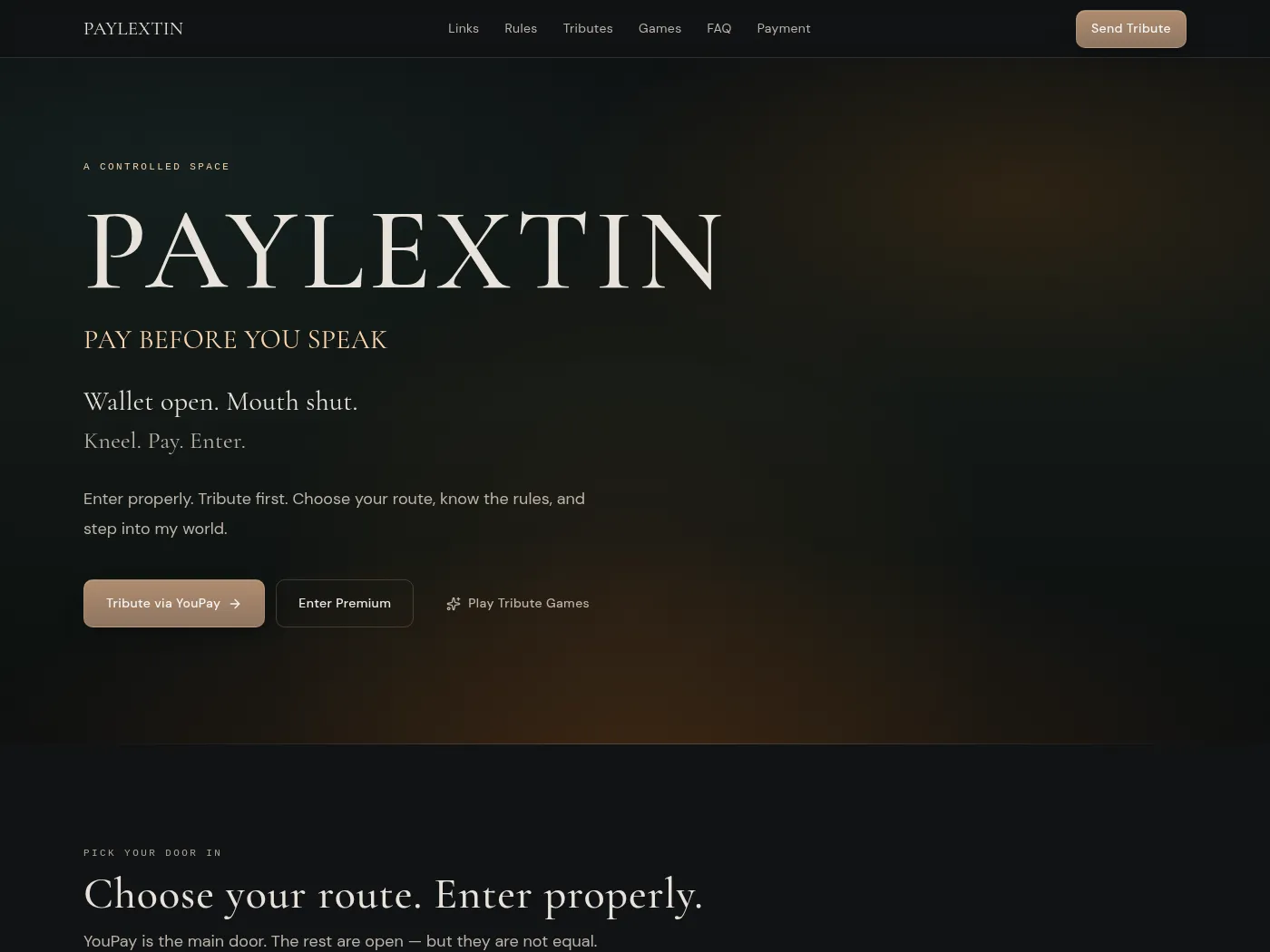 PAYLEXTIN Creator Hub