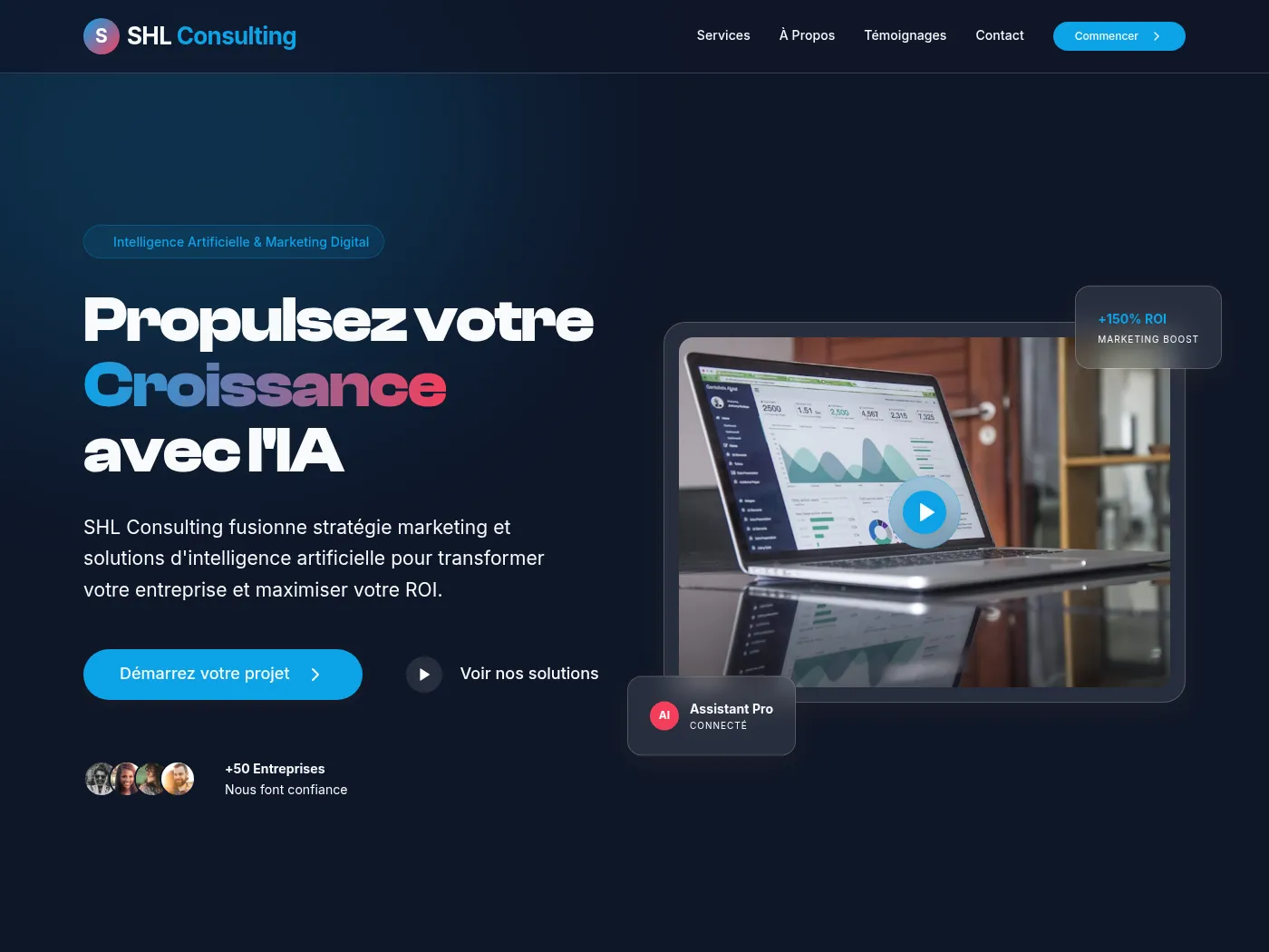 SHL Consulting Web