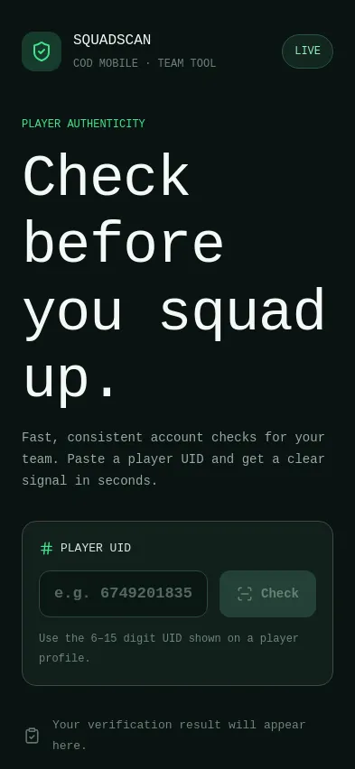 COD Account Checker
