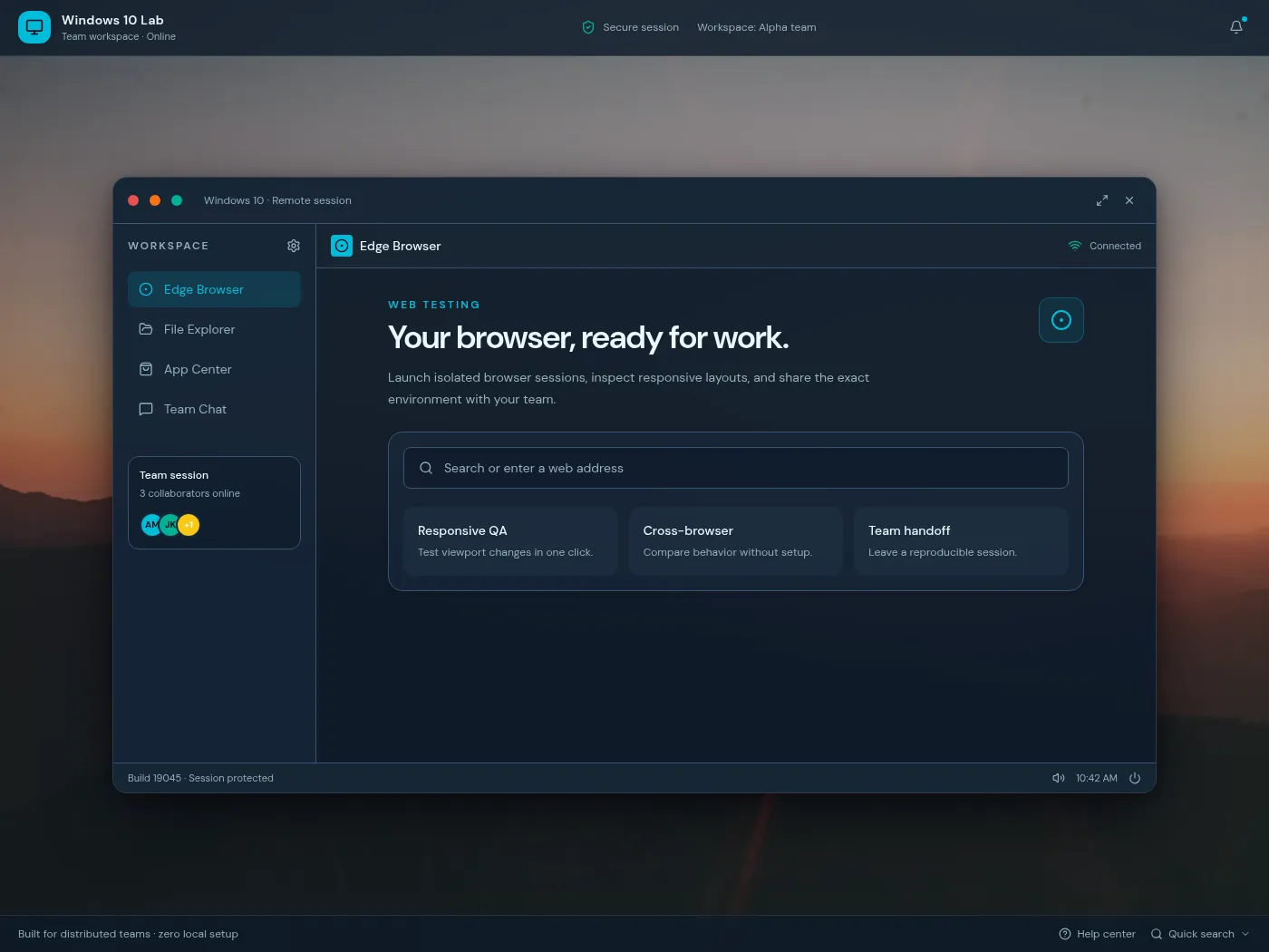 Web Windows 10 Lab