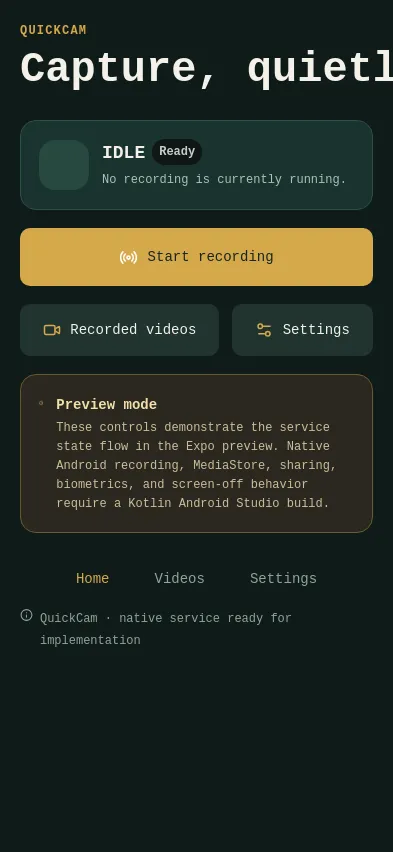 QuickCam Background Recorder