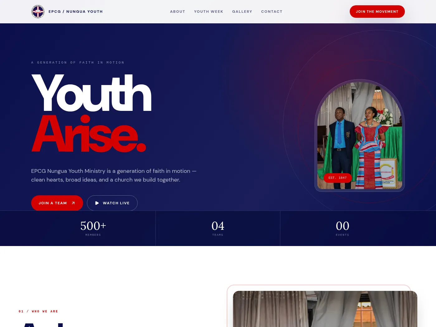 Youth Arise Website