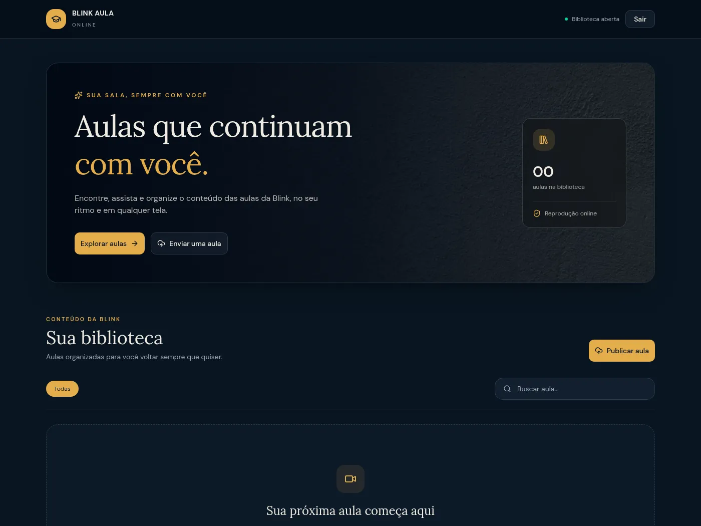 Blink Aula Online