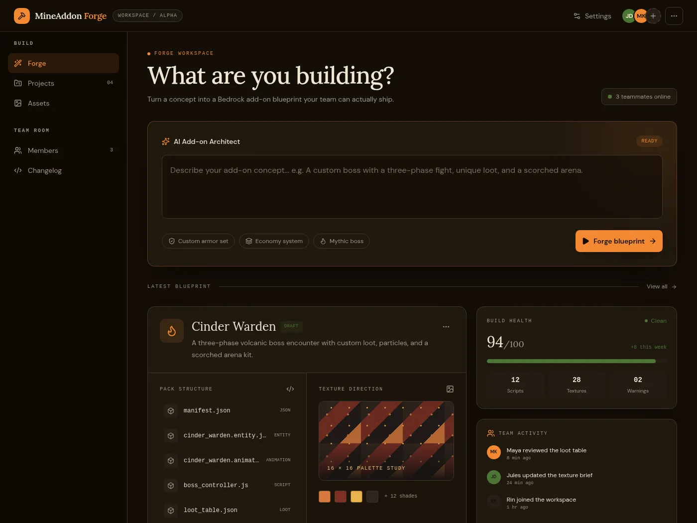MineAddon Forge
