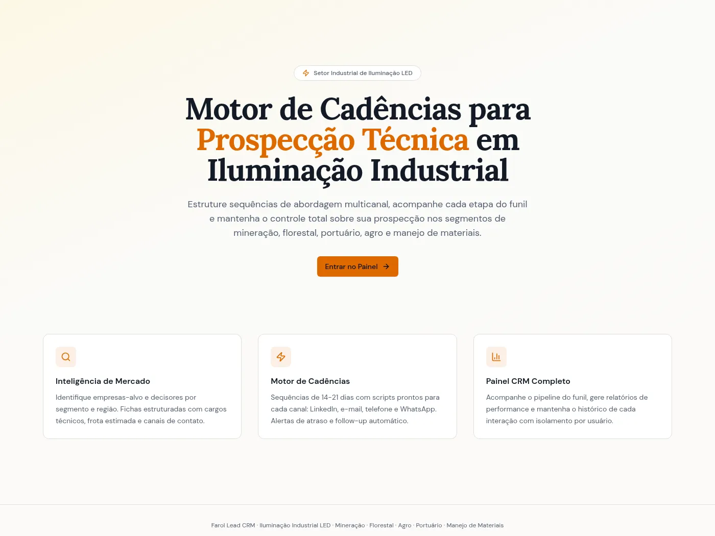 Farol Lead CRM