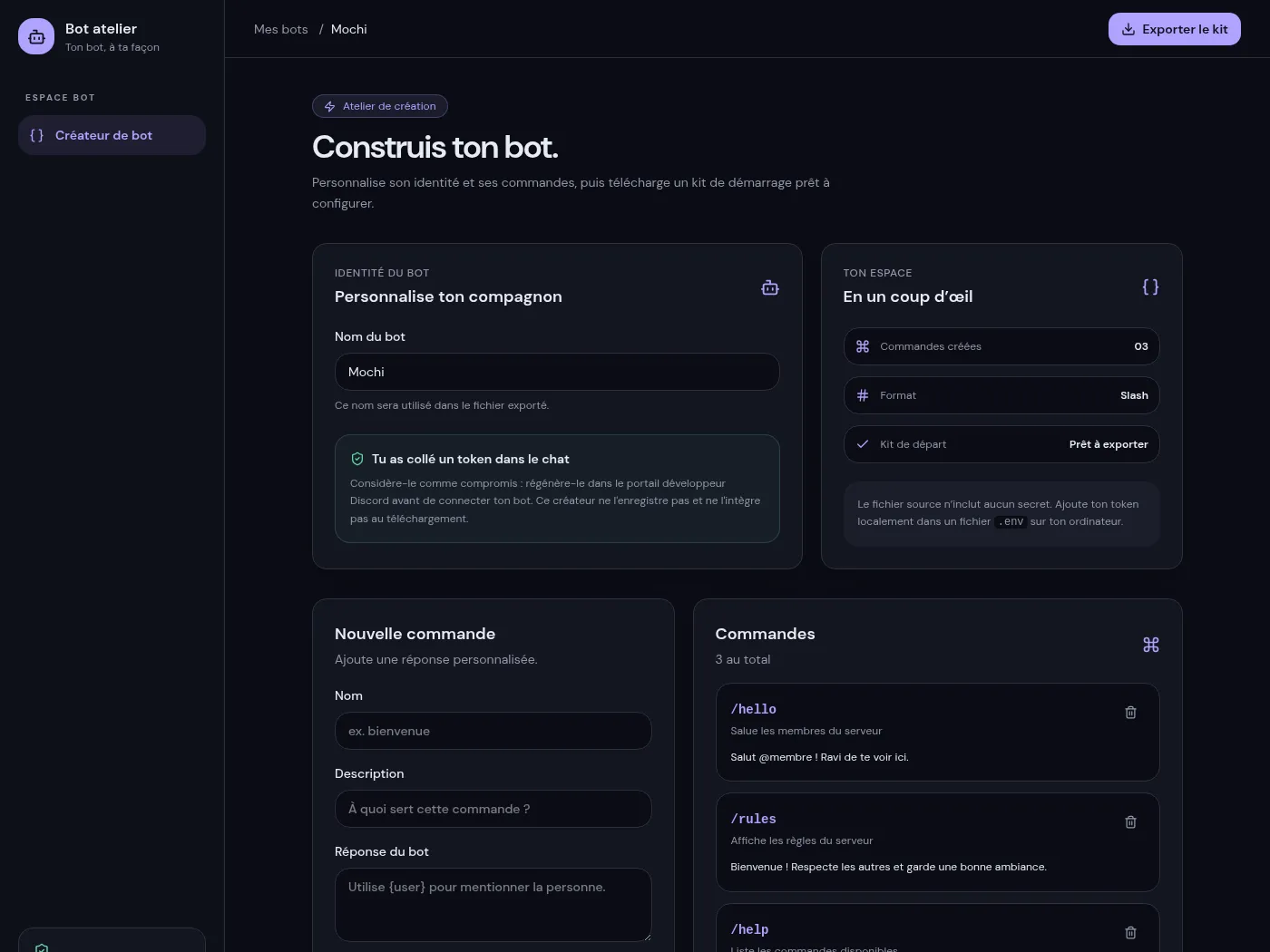 DiscordBot Creator