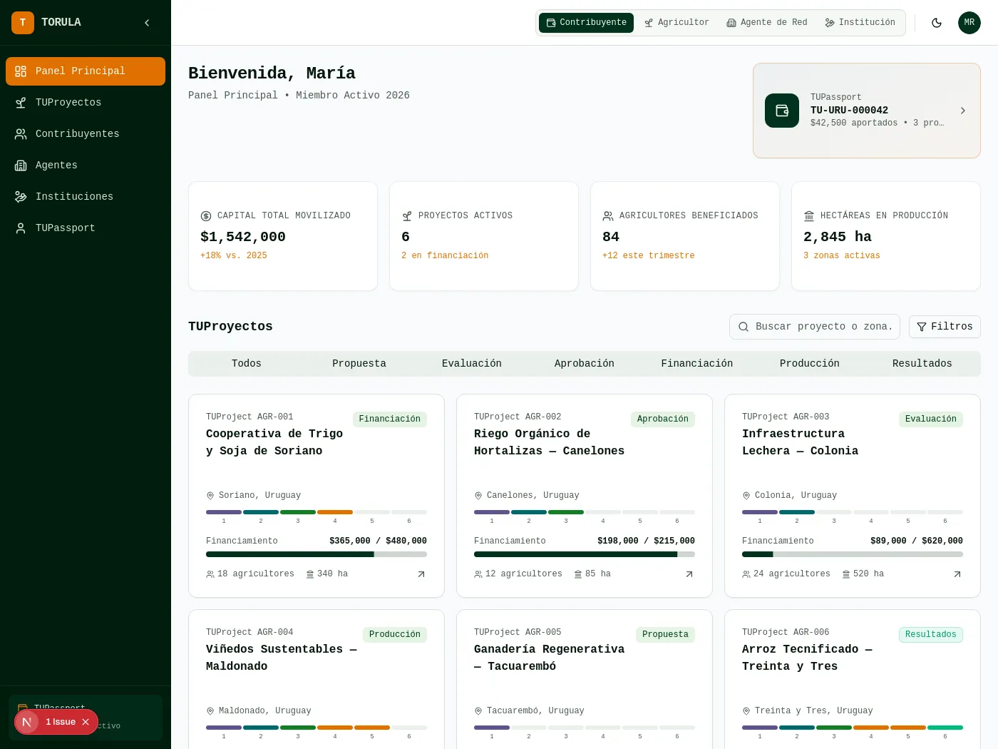 Torula Agri-Coop Platform