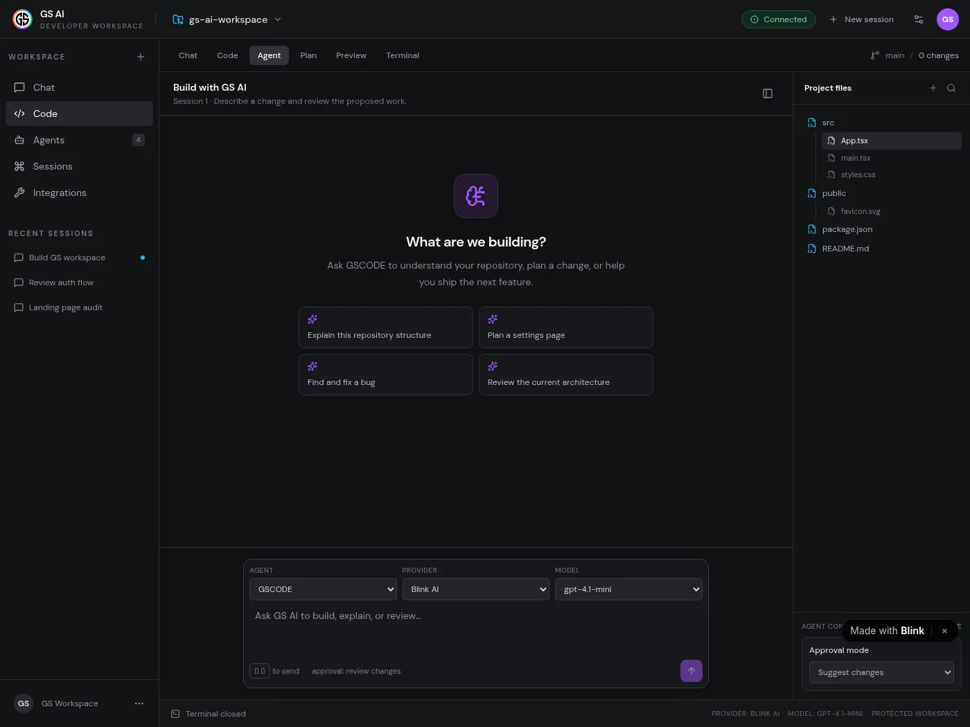 GS AI Coding Workspace