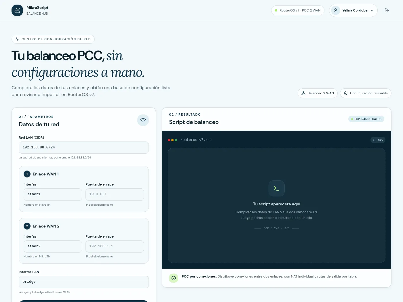MikroScript Balance Hub