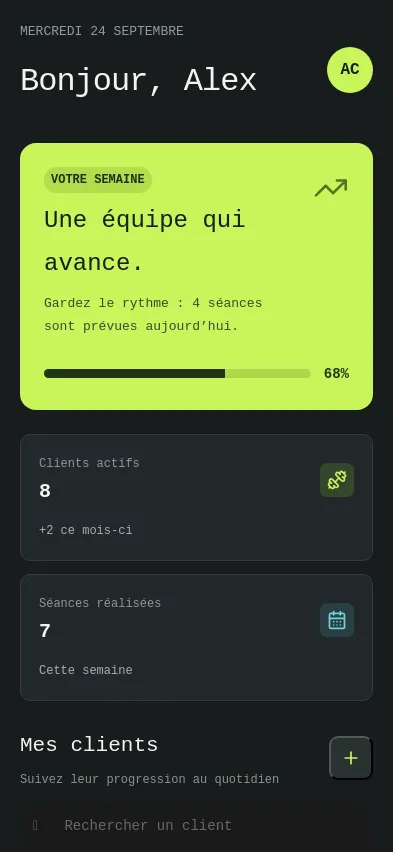 CoachFit Tracker