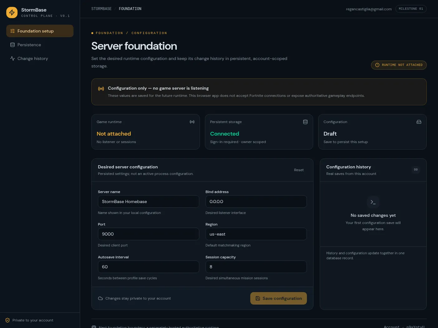 StormBase Game Server