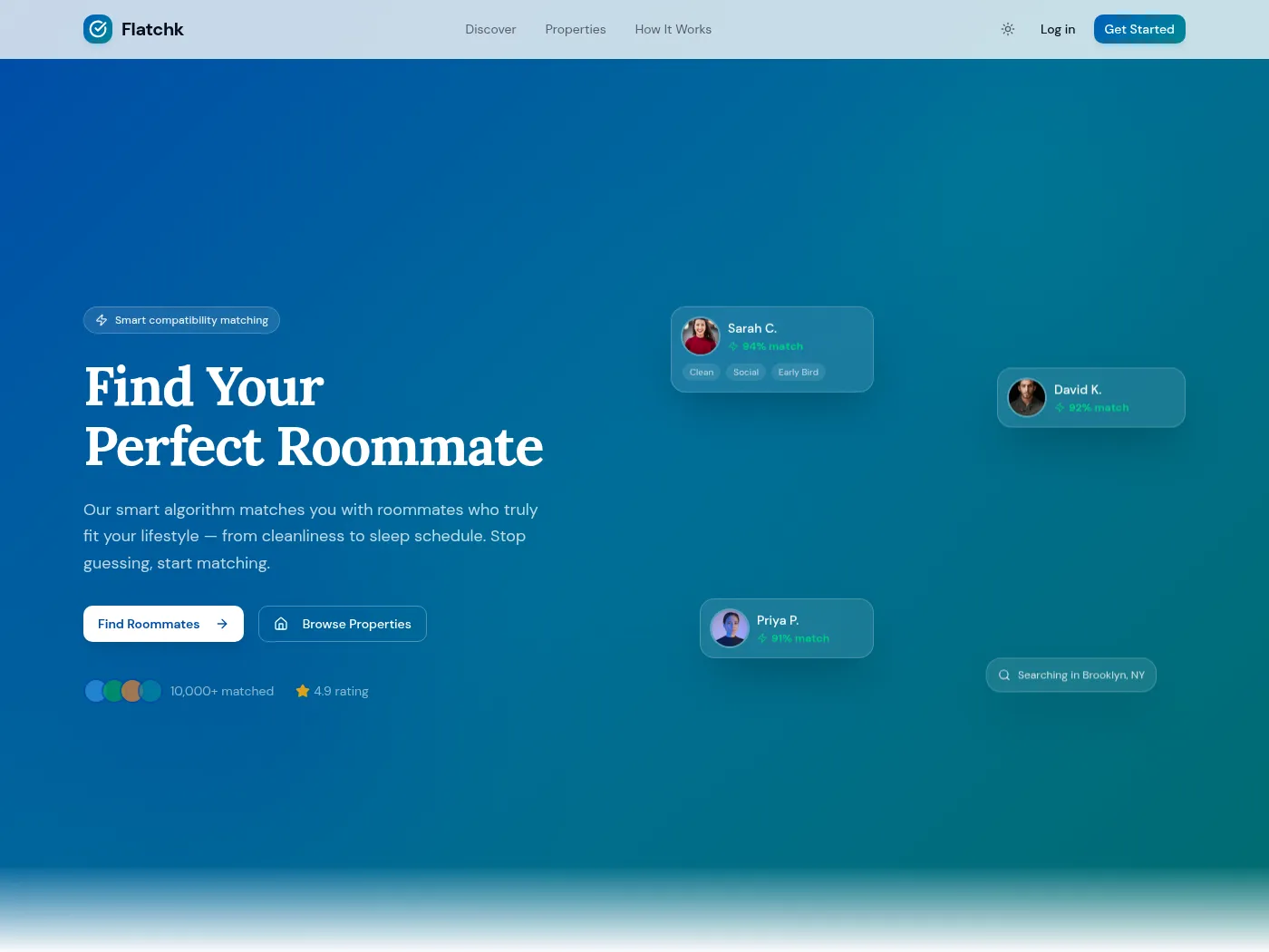 Flatchk Roommate Platform