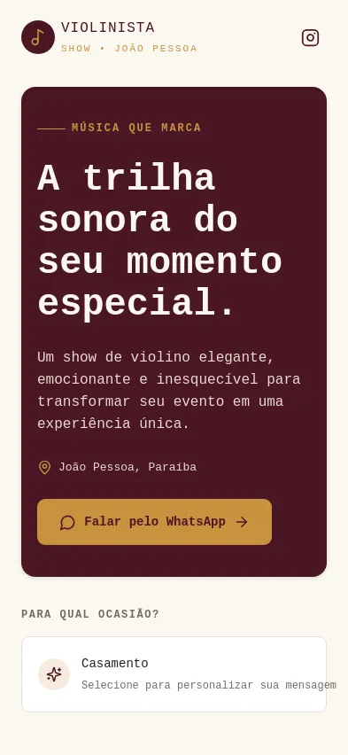 Violinista Leads App