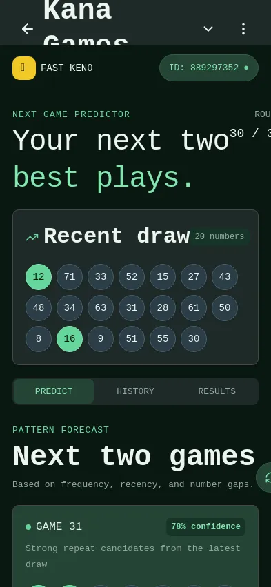 Next Game Predictor