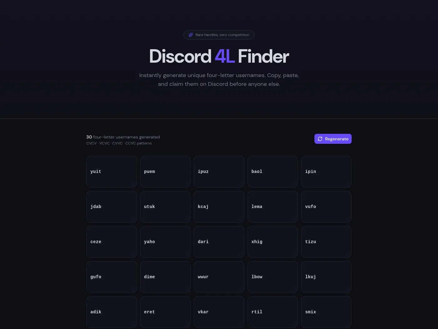 Discord 4L Finder