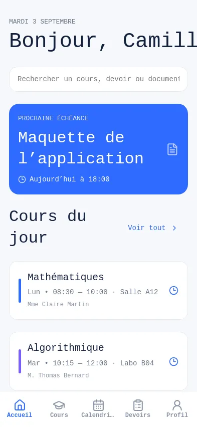 Mes Cours Mobile