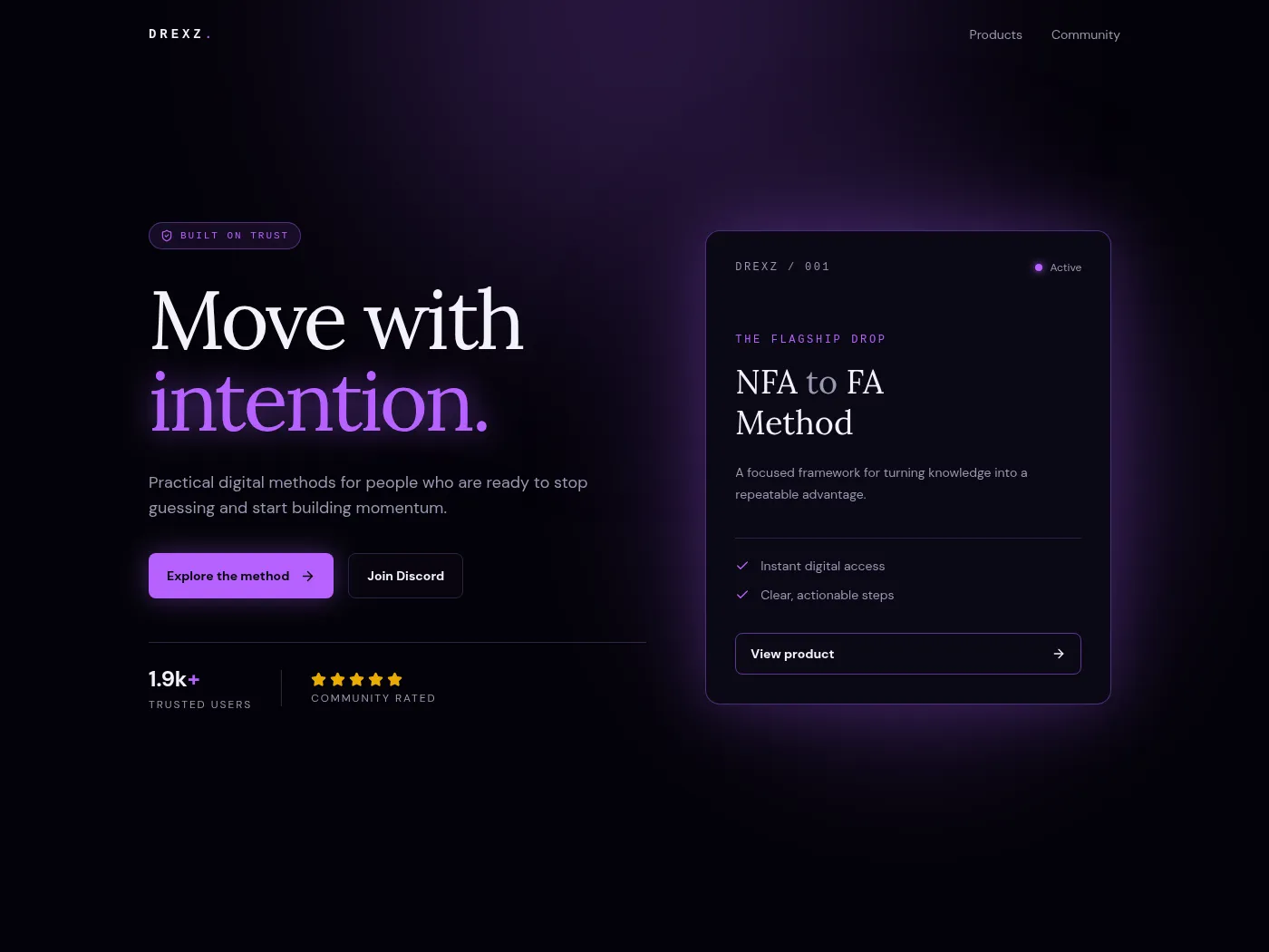 Purple Glow Shop Site