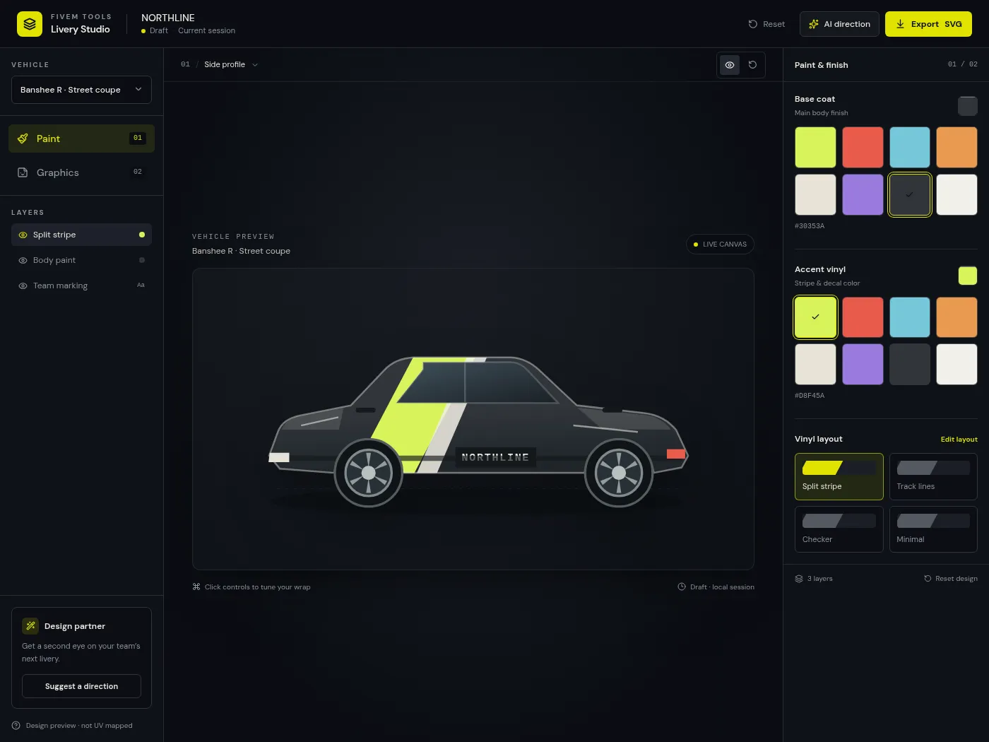 AI Car Livery Studio