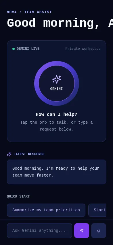 Gemini Voice Assistant
