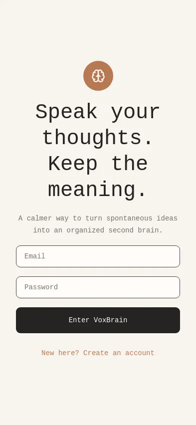 VoxBrain AI Notes