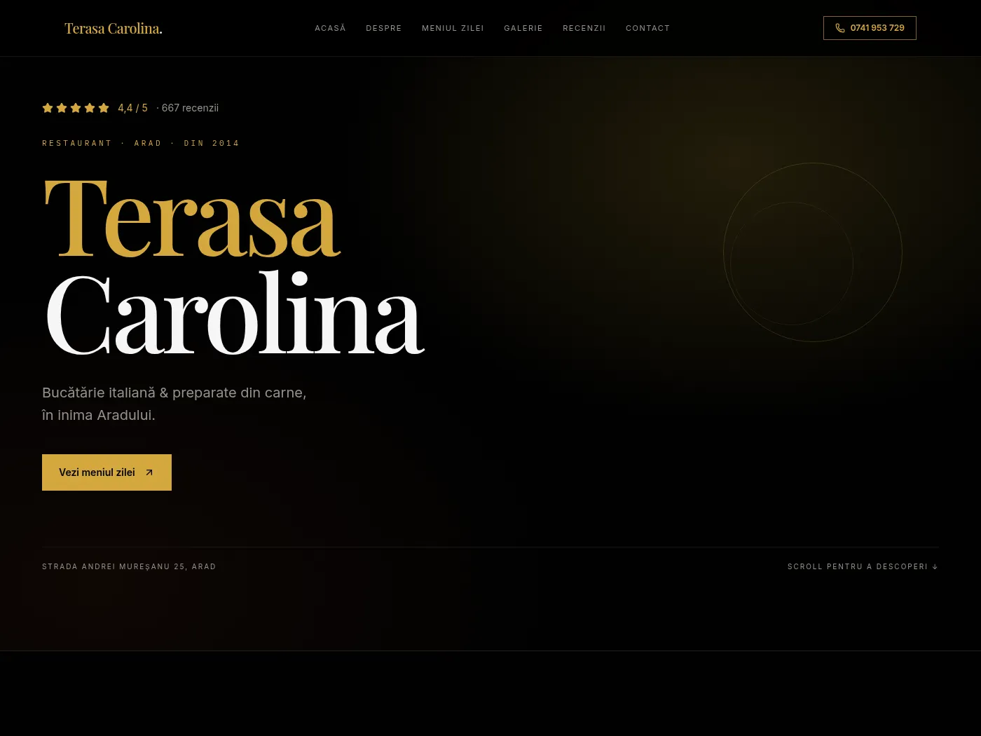 Terasa Carolina Website