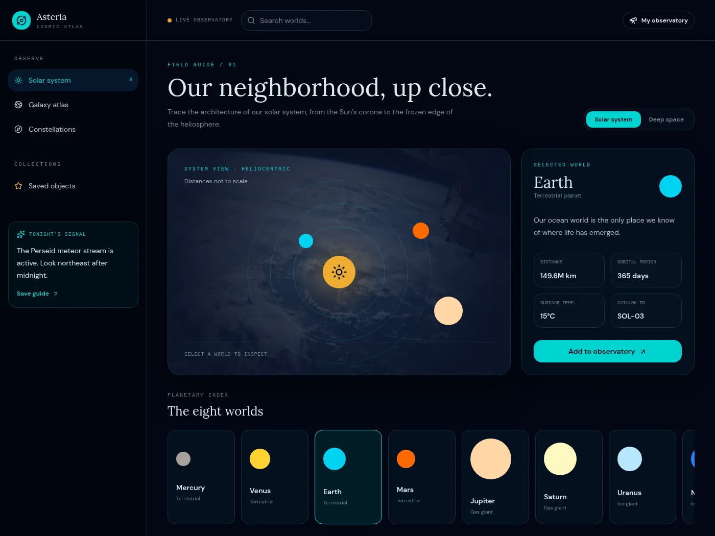 Cosmic Explorer App
