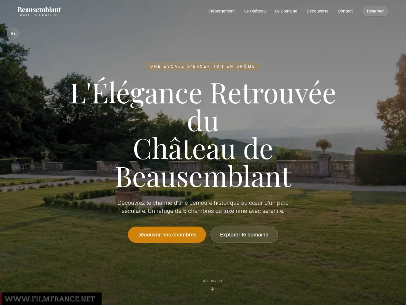 Beausemblant Hotel Site