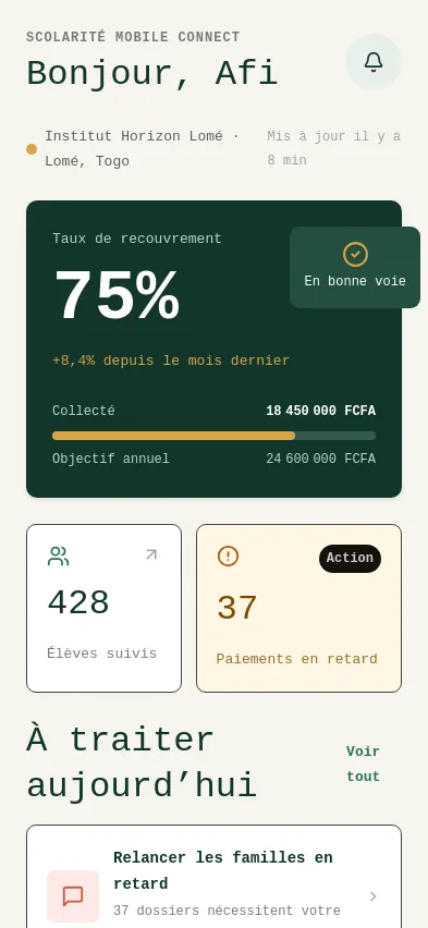 Scolarité Mobile Connect