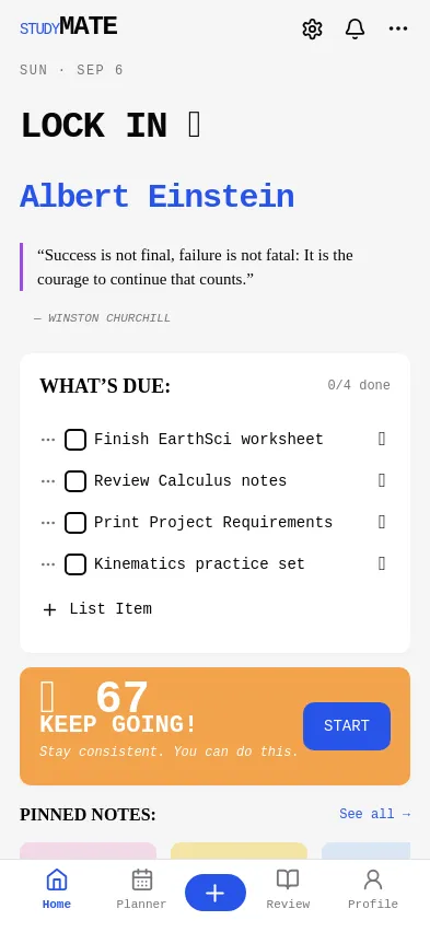Studymate Mobile