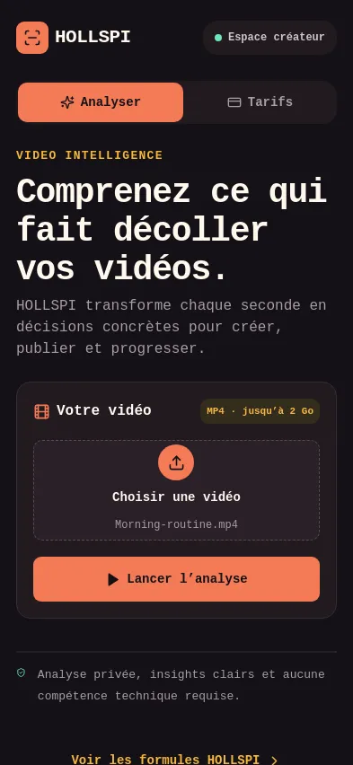 HOLLSPI Video Analyzer