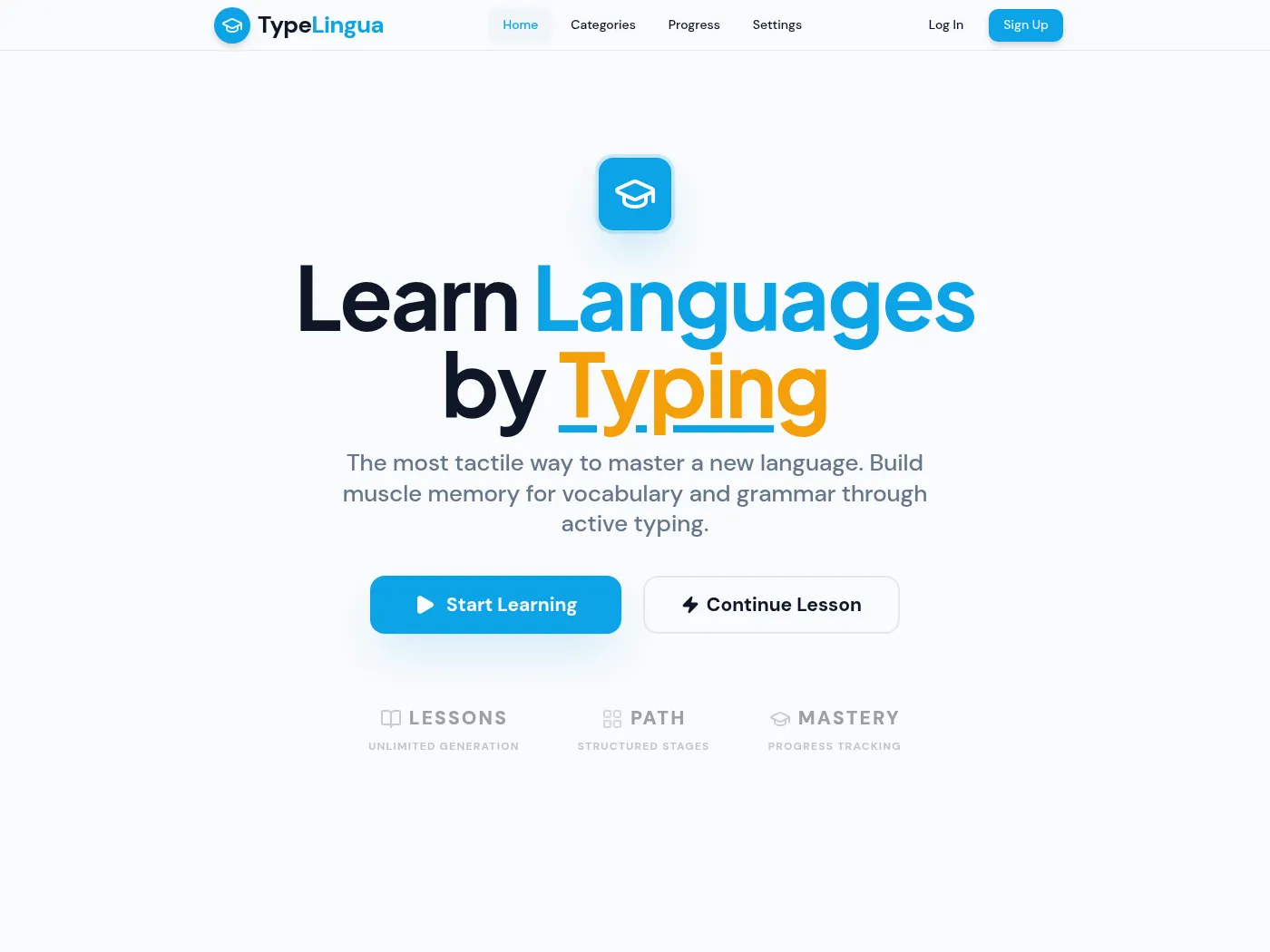 TypeLingua Web Platform