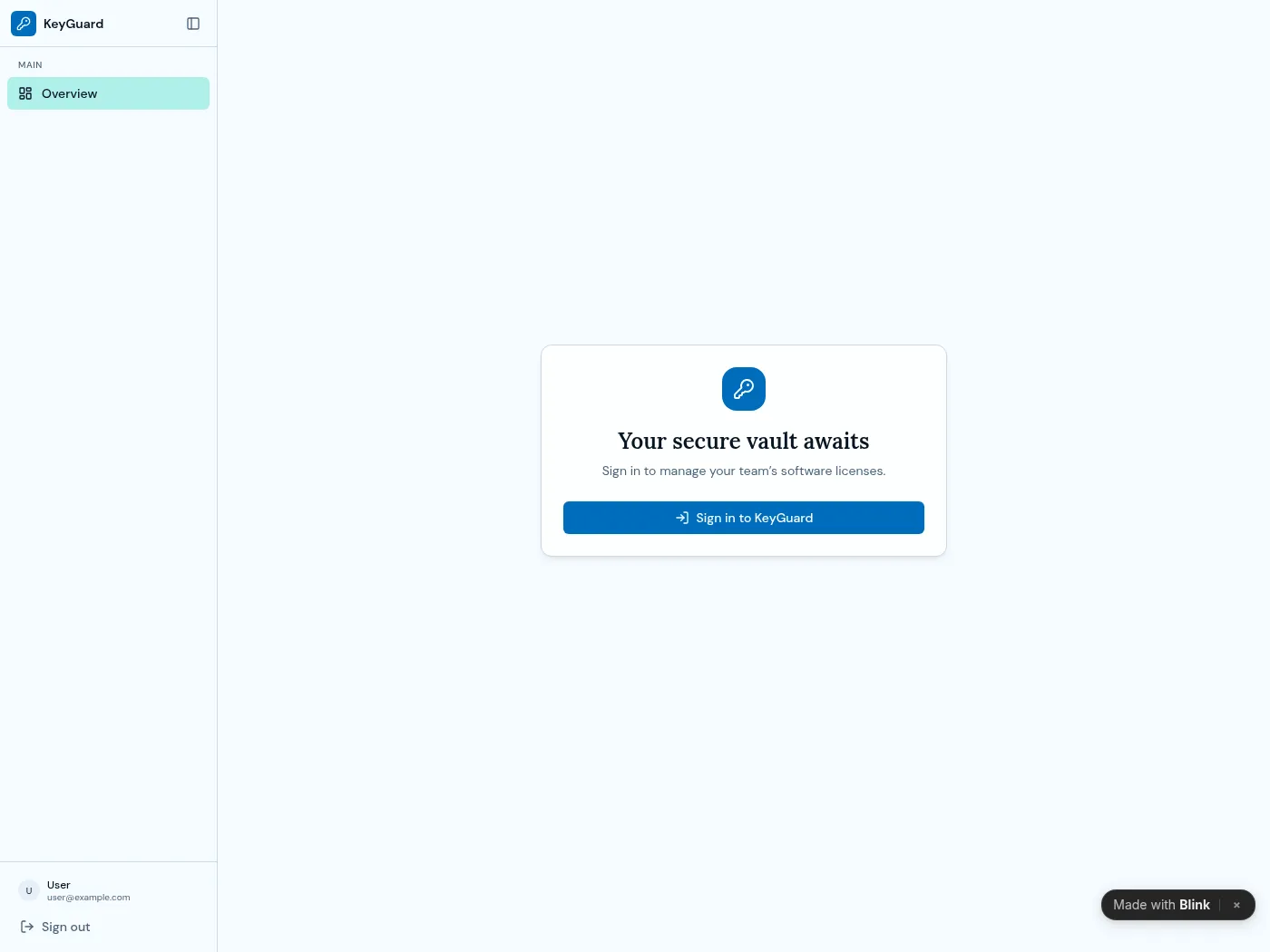 KeyGuard License Manager