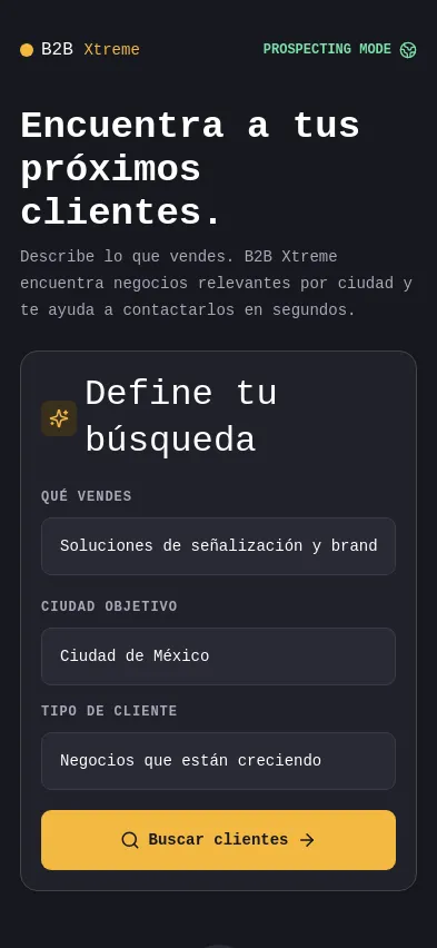 B2B Xtreme Leads App