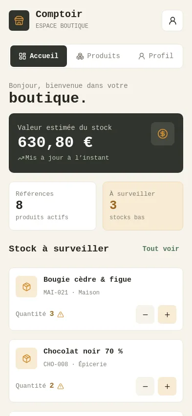 App Créateur Mobile