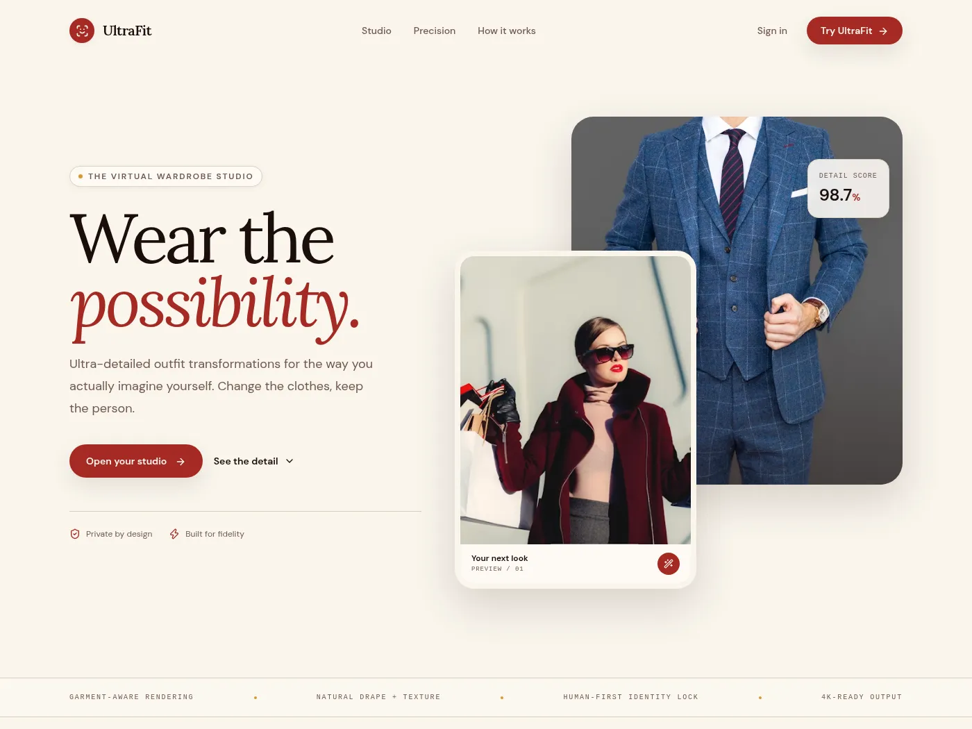 UltraFit Virtual Wardrobe