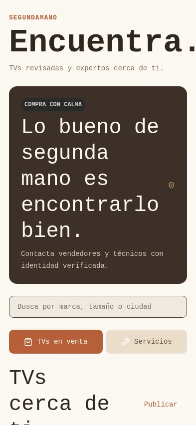 SegundaMano TV & Servicios