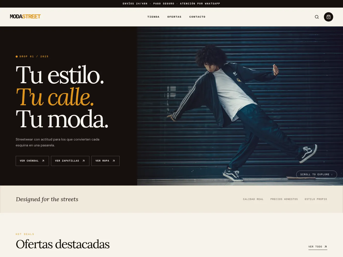 MODASTREET Online Store