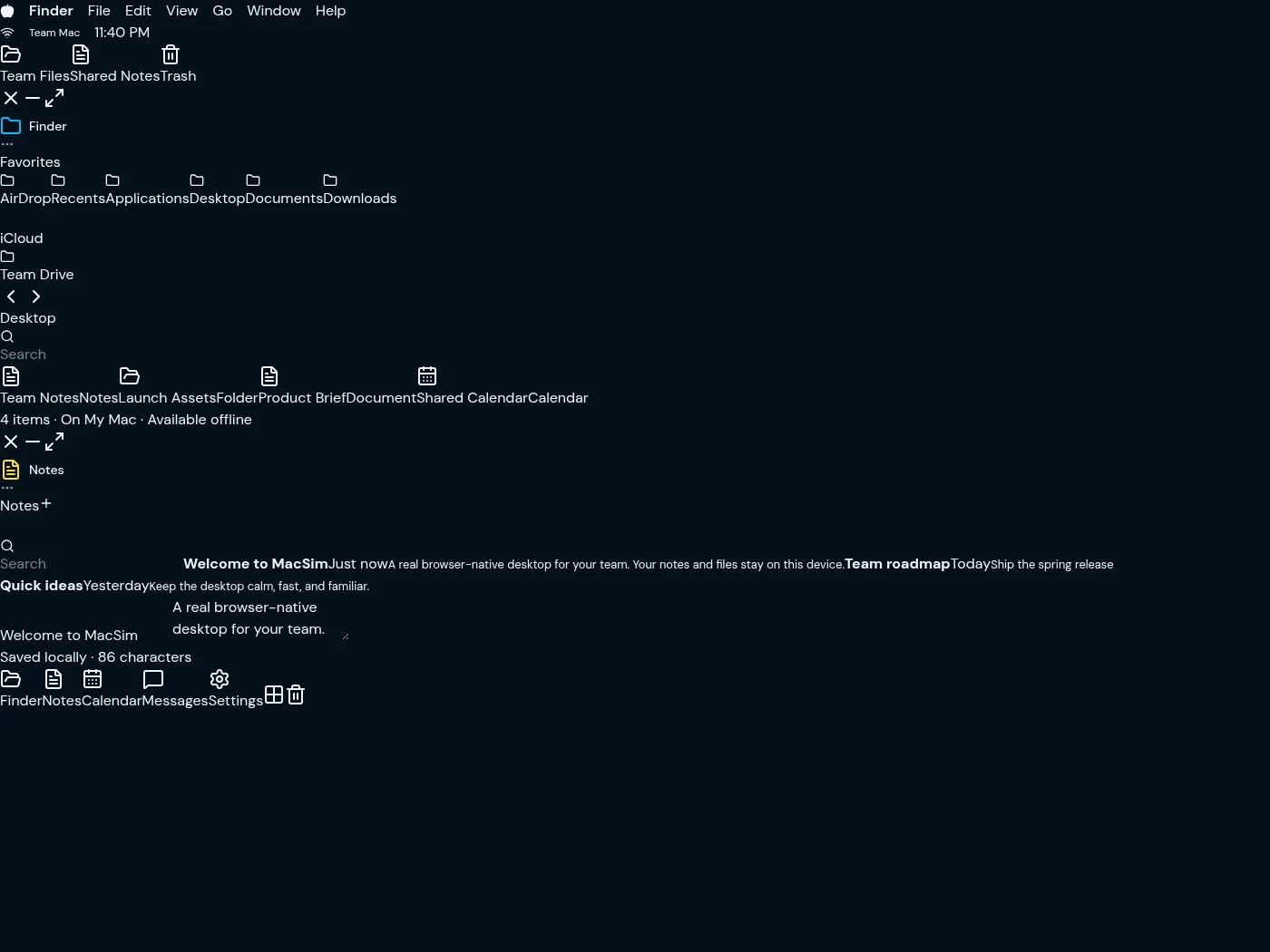 MacSim Web Suite