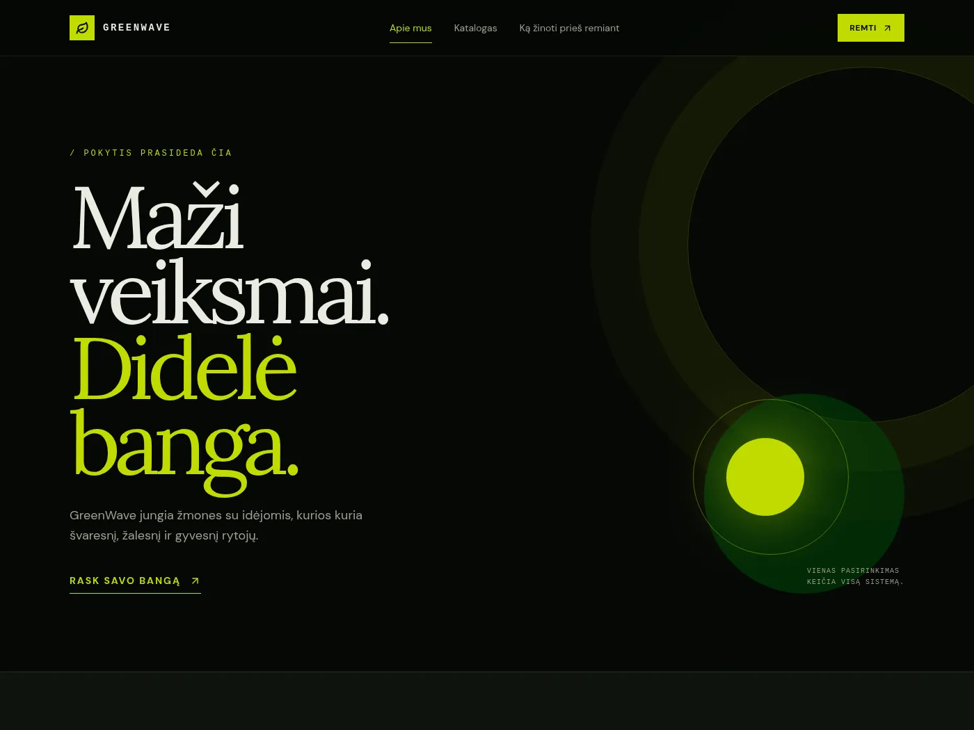 GreenWave Website
