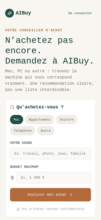 AIBuy Advisor