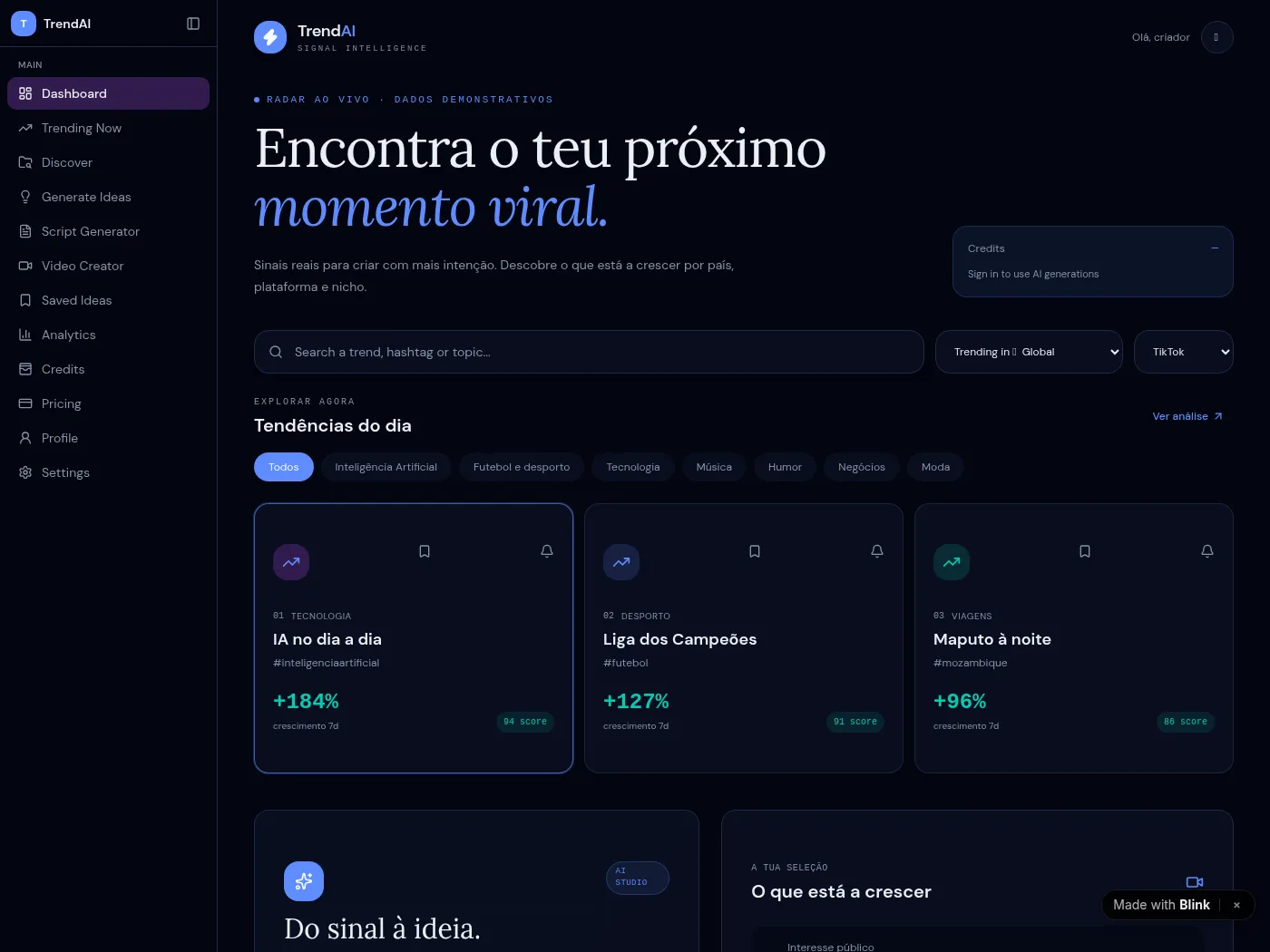TrendAI Creator Platform