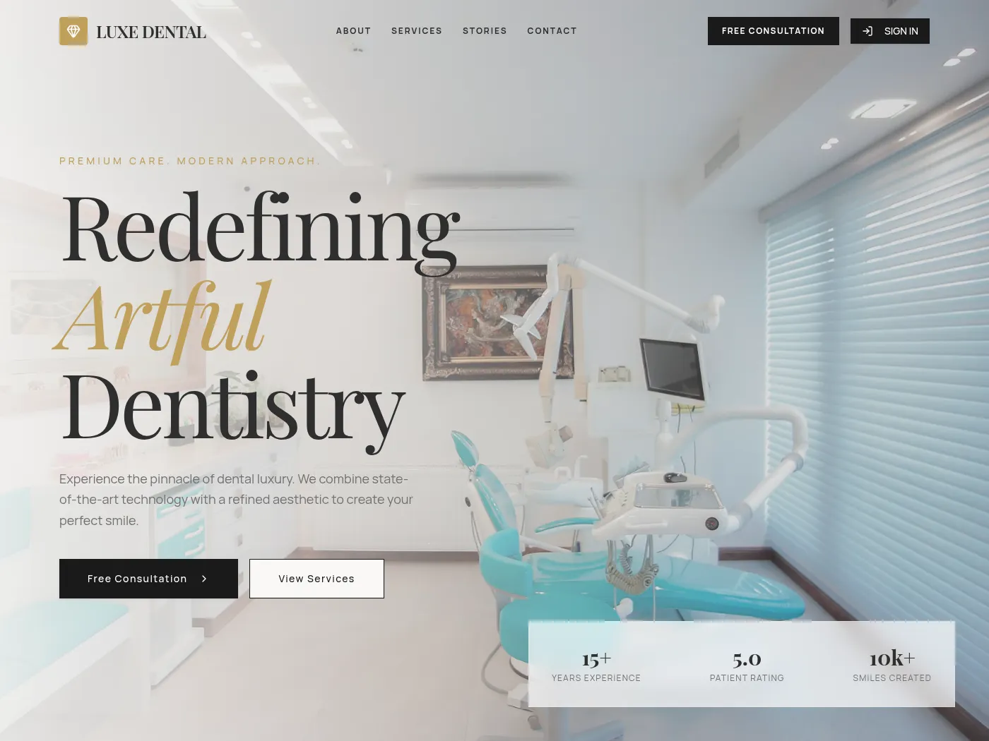 Luxury Dental Landing (Remix)